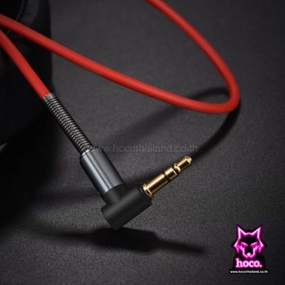 สาย AUX มีไมค์ 3.5mm UPA02 Spring(ฺBlack)+Mic 2M-Cable Hoco – HOCO Thailand