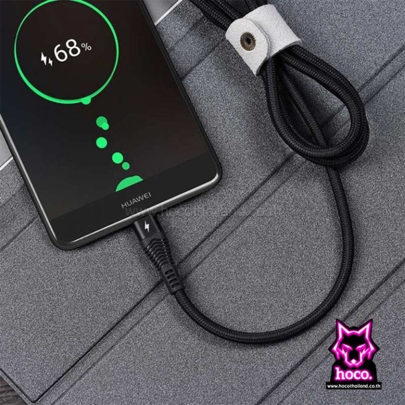 สายชาร์จ Type C 5A U53(Black)1.2M-Cable Hoco – HOCO Thailand