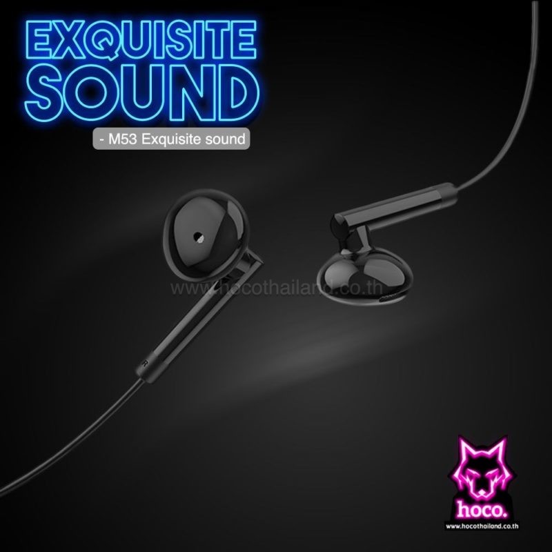 หูฟัง M53(Black)-Small Talk Hoco – HOCO Thailand