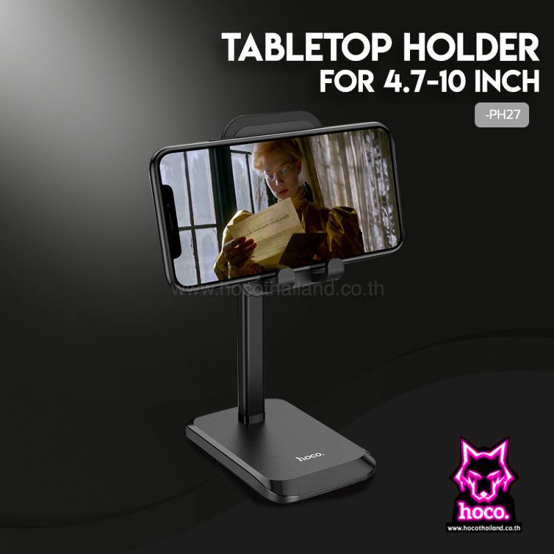 ที่จับมือถือ แบบตั้งโต๊ะ Stand PH27(Black)-Hoco – HOCO Thailand