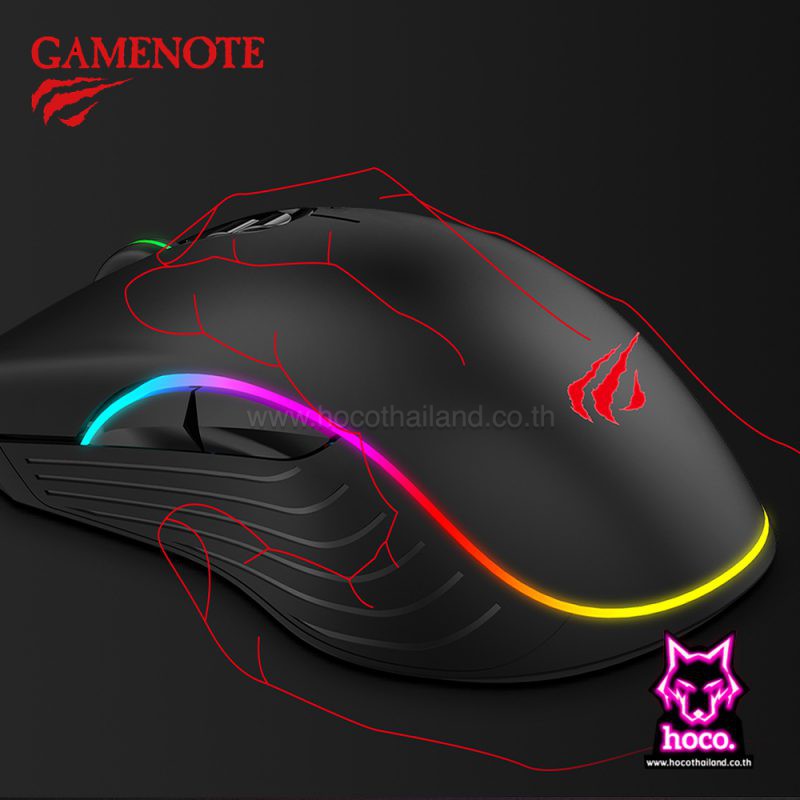 เมาส์ Gaming Mouse MS1006(Black)- Havit – HOCO Thailand