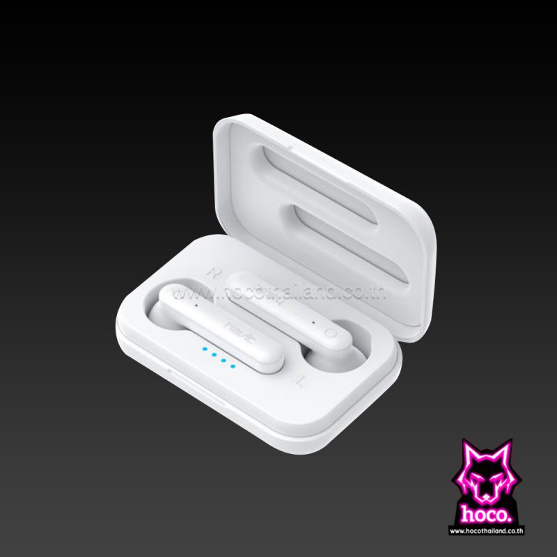 หูฟัง บลูทูธ TWS TW935(White)-Bluetooth Havit – HOCO Thailand