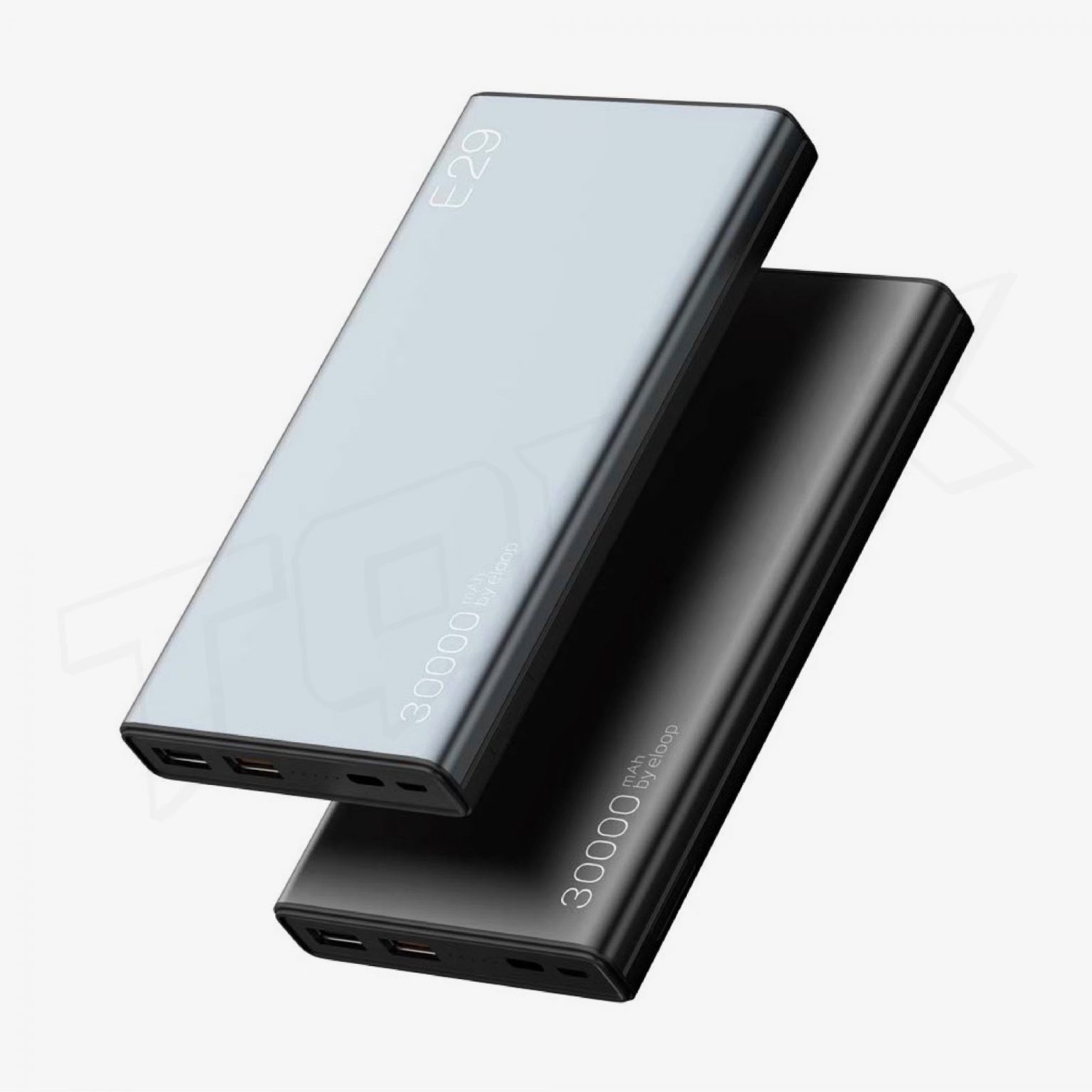 Power Bank PD&Quick Charge E29(Gray) 30000mAh-พาวเวอร์แบงค์ Eloop – HOCO Thailand