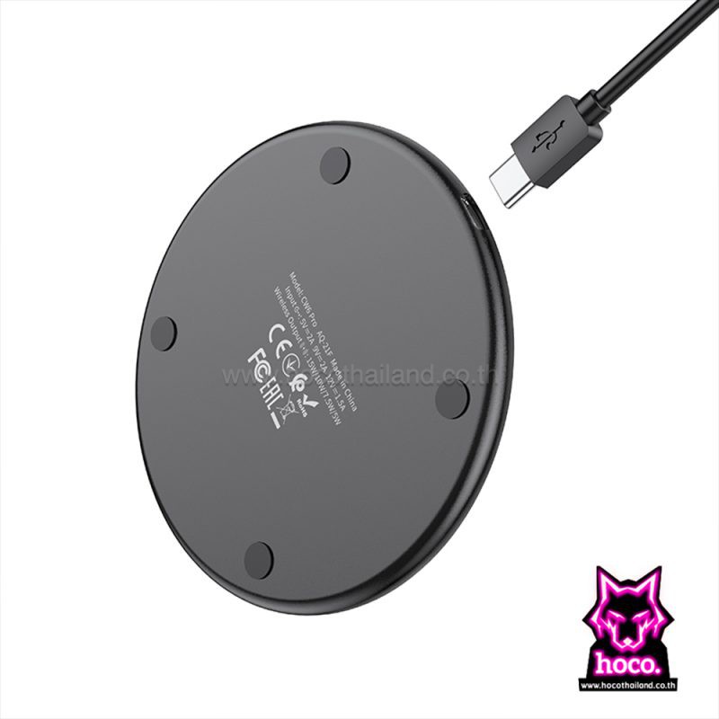 Wireless Charger CW6 Pro(Black)-ที่ชาร์จไร้สาย Hoco – HOCO Thailand