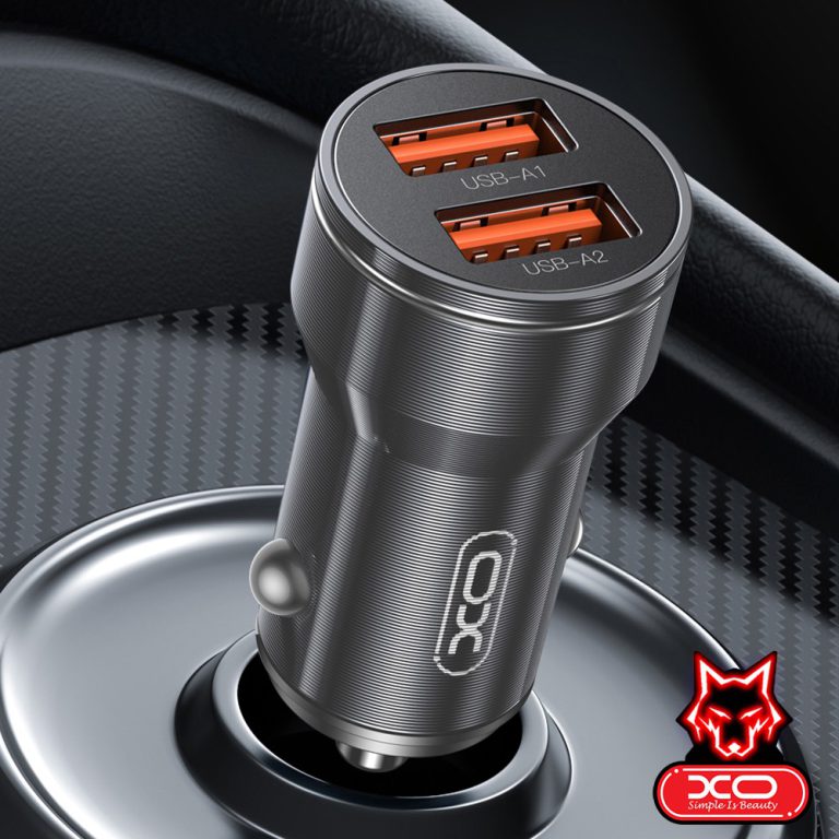 ที่ชาร์จในรถ CC48(Gray)-Car Charger XO – HOCO Thailand