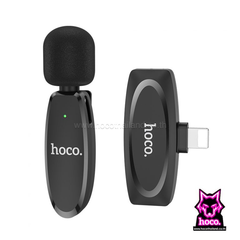 ไมค์โครโฟน L15(Black)-Microphone for iPhone Hoco – HOCO Thailand