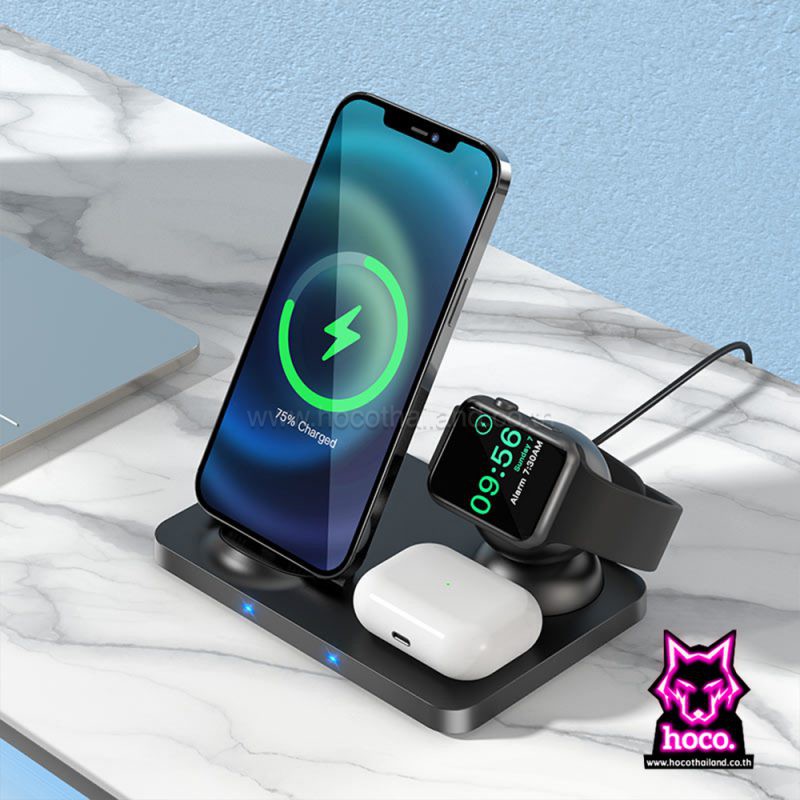 3in1 Wireless Charger 15W CW33-ที่ชาร์จไร้สาย Hoco – HOCO Thailand