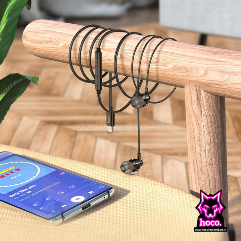 หูฟัง M90 Type C(Black)-Small Talk Hoco – HOCO Thailand