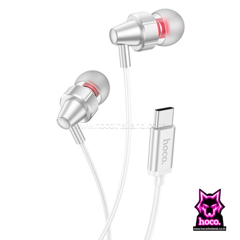 หูฟัง M90 Type C(White)-Small Talk Hoco – HOCO Thailand