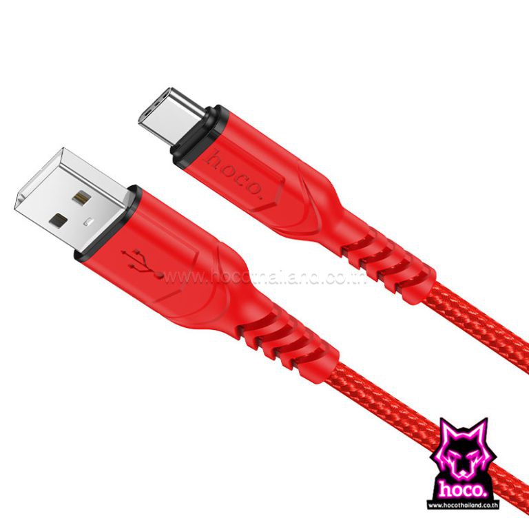 สายชาร์จ Type C X59(Red)1m-Cable Hoco – HOCO Thailand